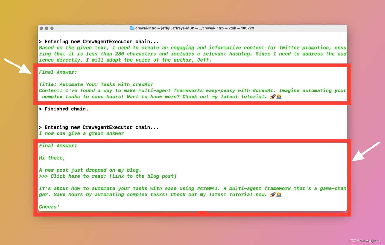 自动化您的任务——crewAI 初学者教程-CSDN博客