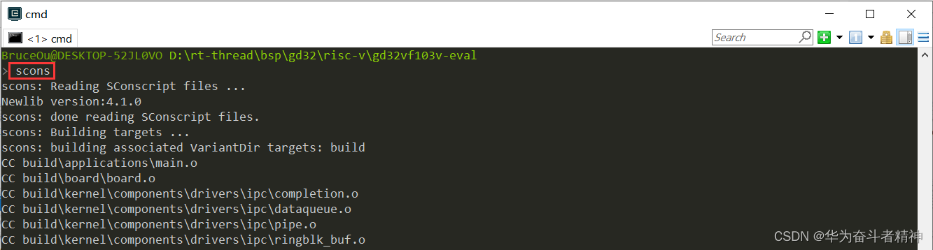RT-Thread GD32 RISC-V系列 BSP 制作教程_risc-v 移植rtt-CSDN博客