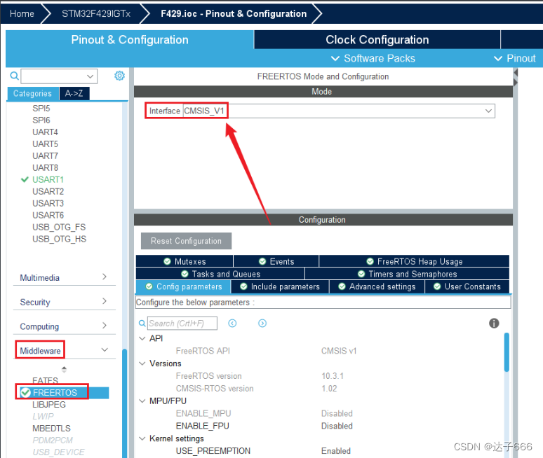 STM32CubeMx使用FreeRTOS搭建printf输出串口打印-----基于正点原子开发板阿波罗_freertos printf-CSDN博客