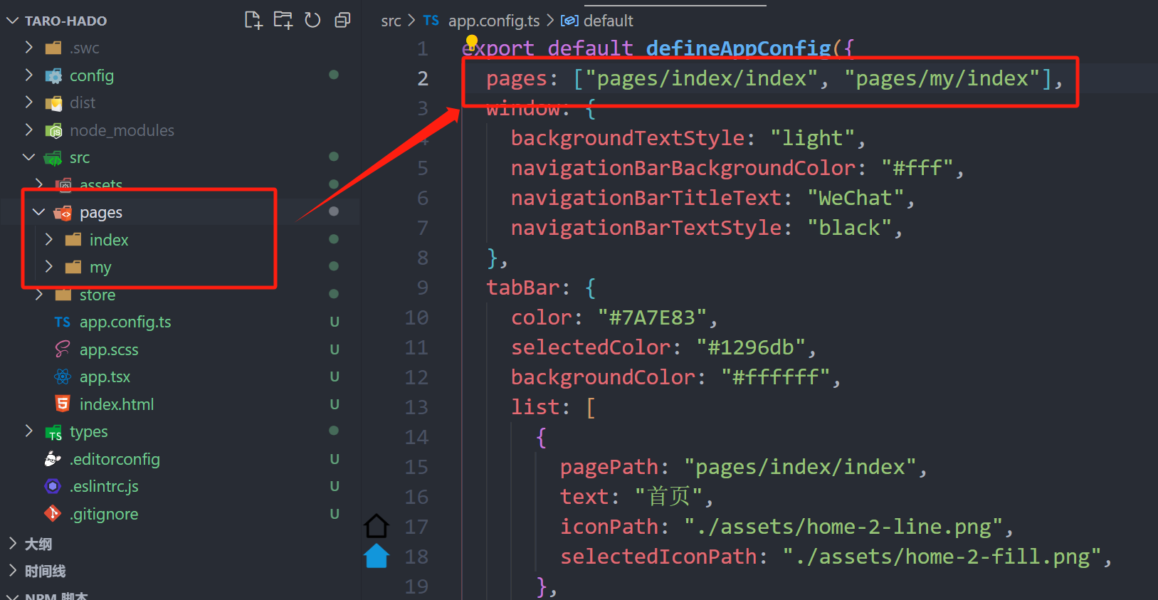 taro全局配置页面路由和tabBar页面跳转_taro tabbar-CSDN博客