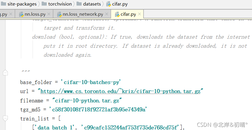 Torchvisiondatasetscifar10直接从网上加载数据过慢问题处理cifar10数据集下载慢 Csdn博客 4282