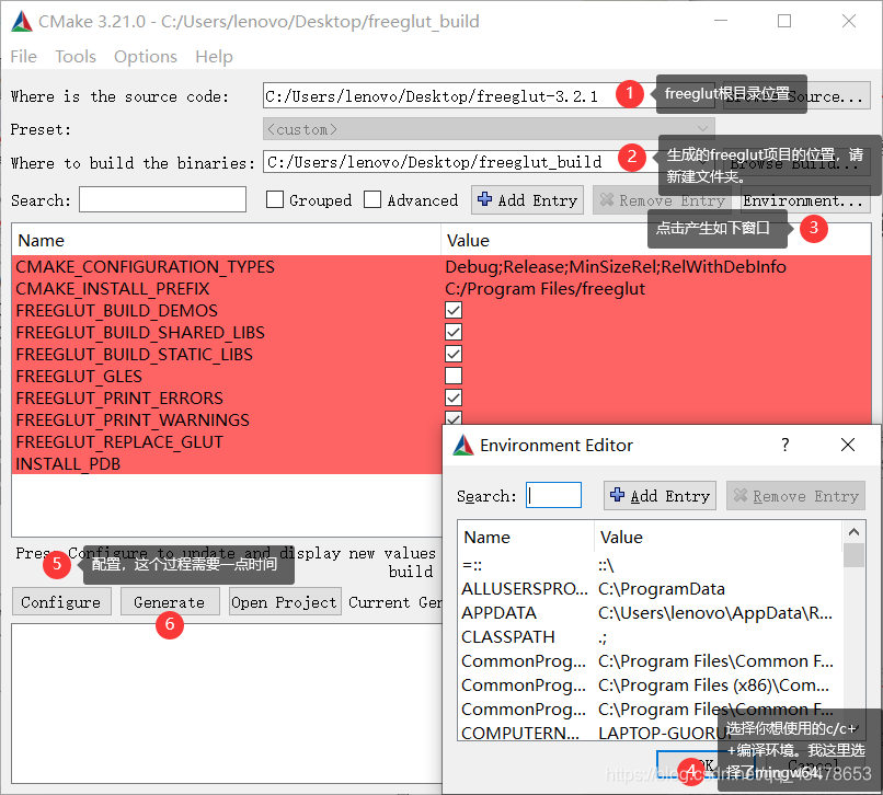 【OpenGL】使用MinGW下gcc编译OpenGL的glut和freeglut库_mingw egl库-CSDN博客