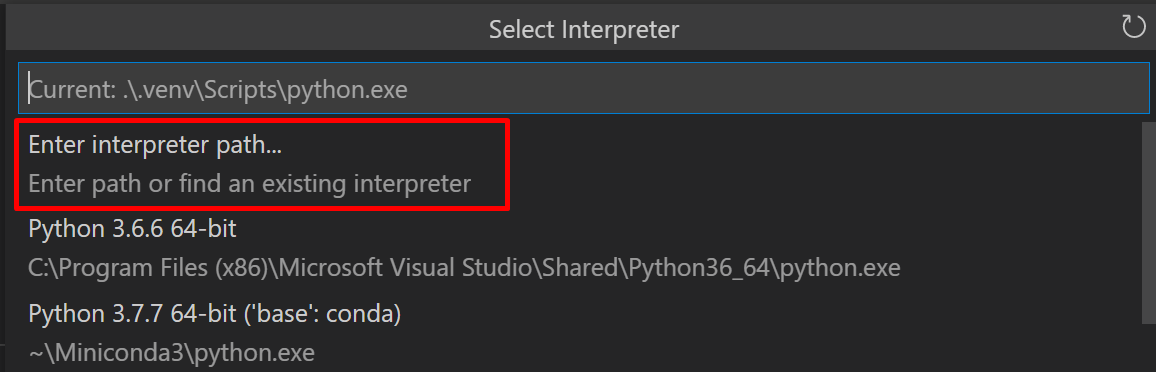 在 VS Code 中使用 Python 环境_python.defaultinterpreterpath-CSDN博客