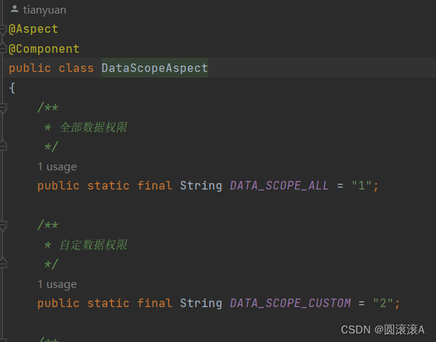 Ruoyi | AOP 类DataScopeAspect 的分析_若依datascope-CSDN博客