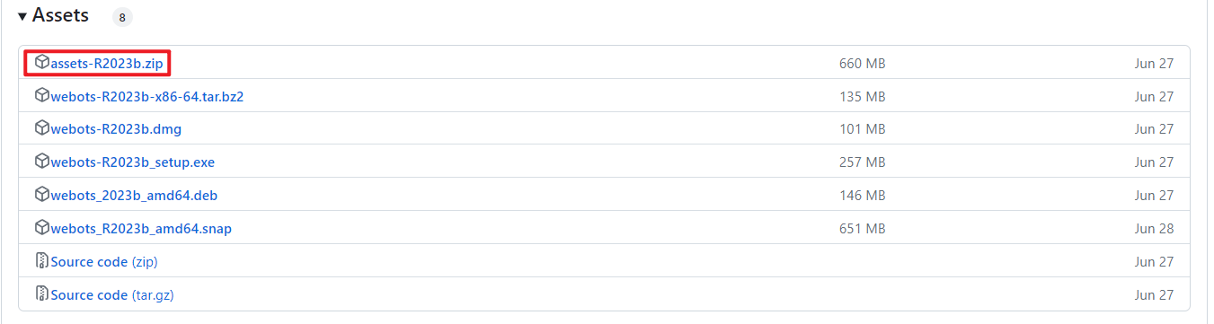 Webots资源缓存文件包assets的使用方法_webots downloading assets-CSDN博客