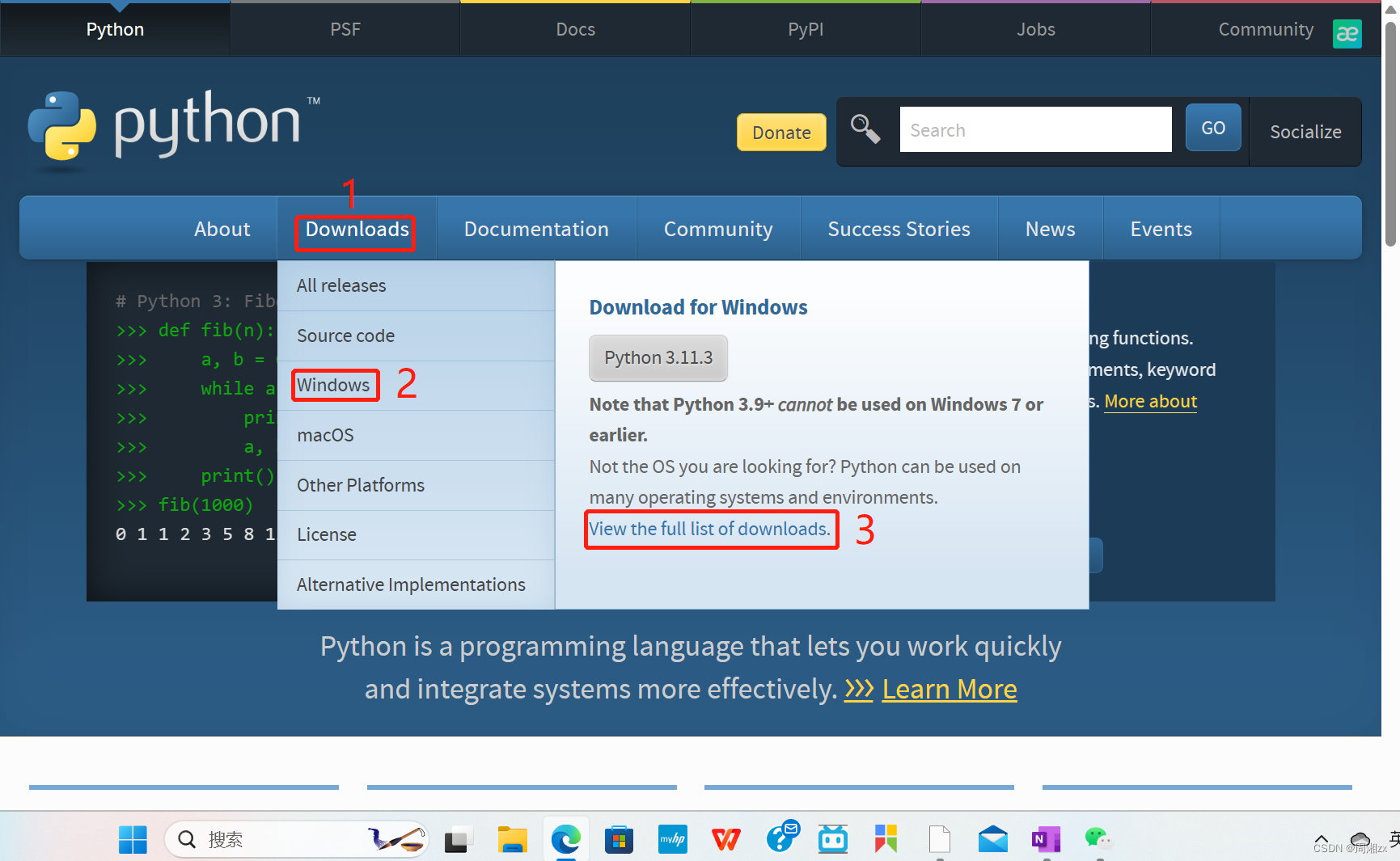 迈出python学习的第一步——python开发环境的下载与安装（windows）python开发环境怎么下载 Csdn博客