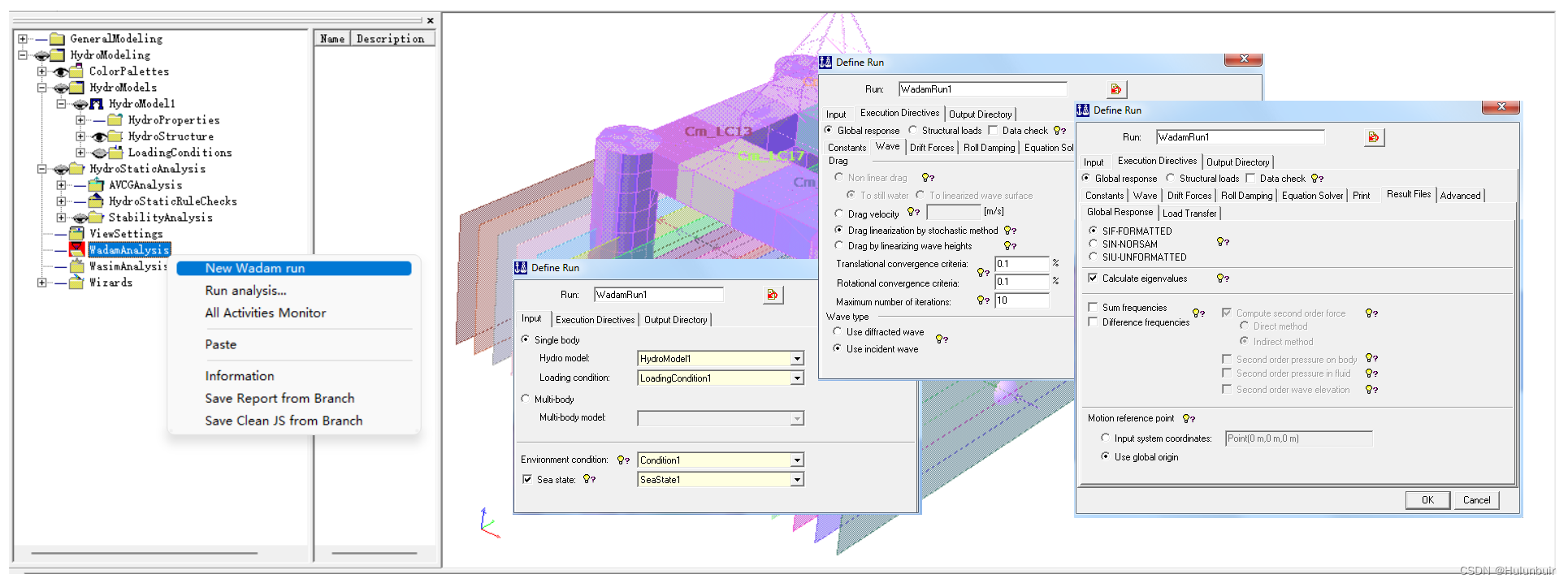 HydroD 实用教程（八）频域水动力分析_postresp-CSDN博客