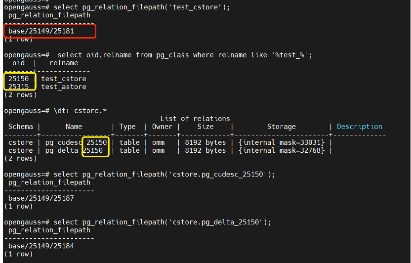 【openGauss/MogDB列存表的delta表测试】_opengauss创建delta表-CSDN博客