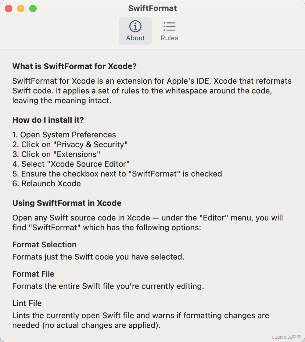 iOS Swift 代码格式化工具_swift format-CSDN博客