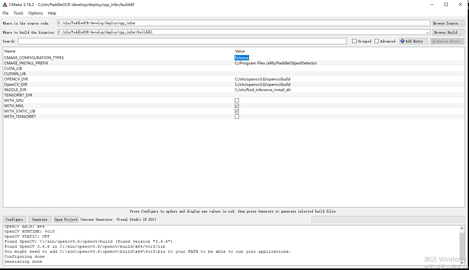 解决：CMake Error ：Visual Studio 15 2017 -could not find any instance of Visual Studio.-CSDN博客