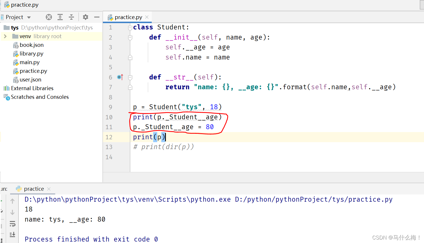 Python对象属性私有化_python 私有化函数-CSDN博客
