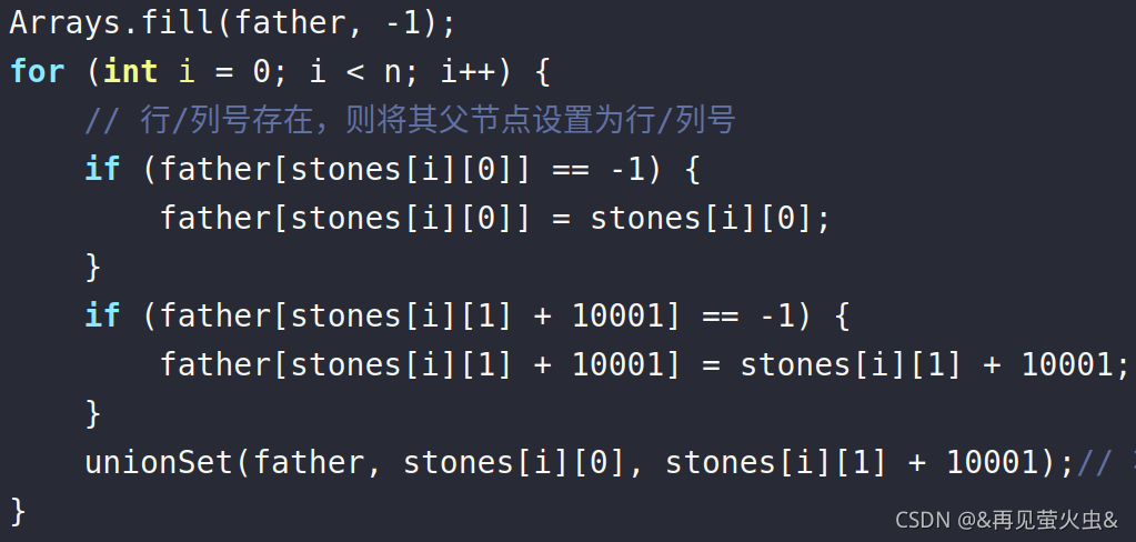 LeetCode_UnionFind_947. Most Stones Removed with Same Row or Column 移除最多的同行或同列石头【连通分量，构建图】【java ...