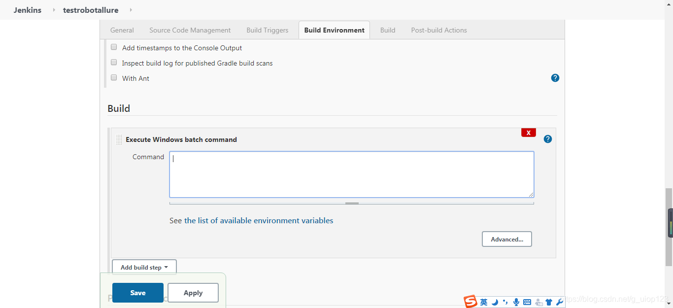 robotframework+allure+jenkins 强大的报告展示_jenkins pipeline怎么展示robot测试结果-CSDN博客