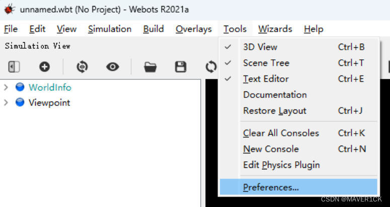 Webots R2021a教程_webots2021a-CSDN博客