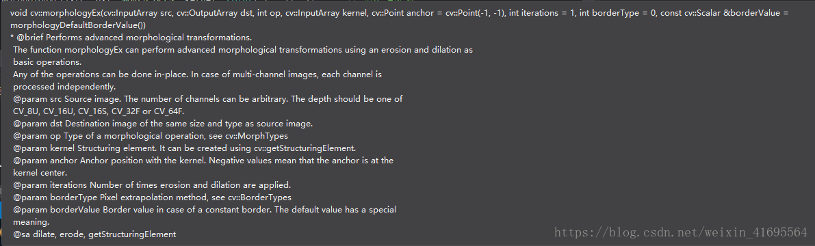 OpenCV学习笔记（七）——高级形态学操作_morphologyex-CSDN博客