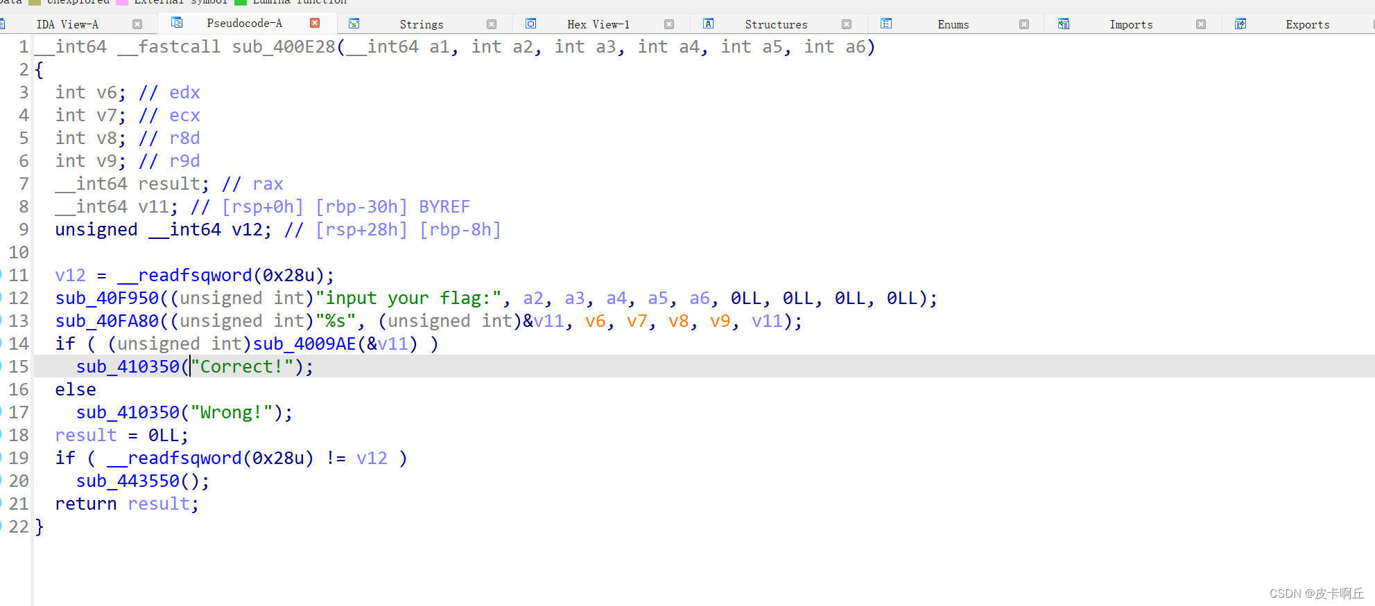 [WUSTCTF2020]level11，[GUET-CTF2019]re1_[guet-ctf2019]re 1-CSDN博客