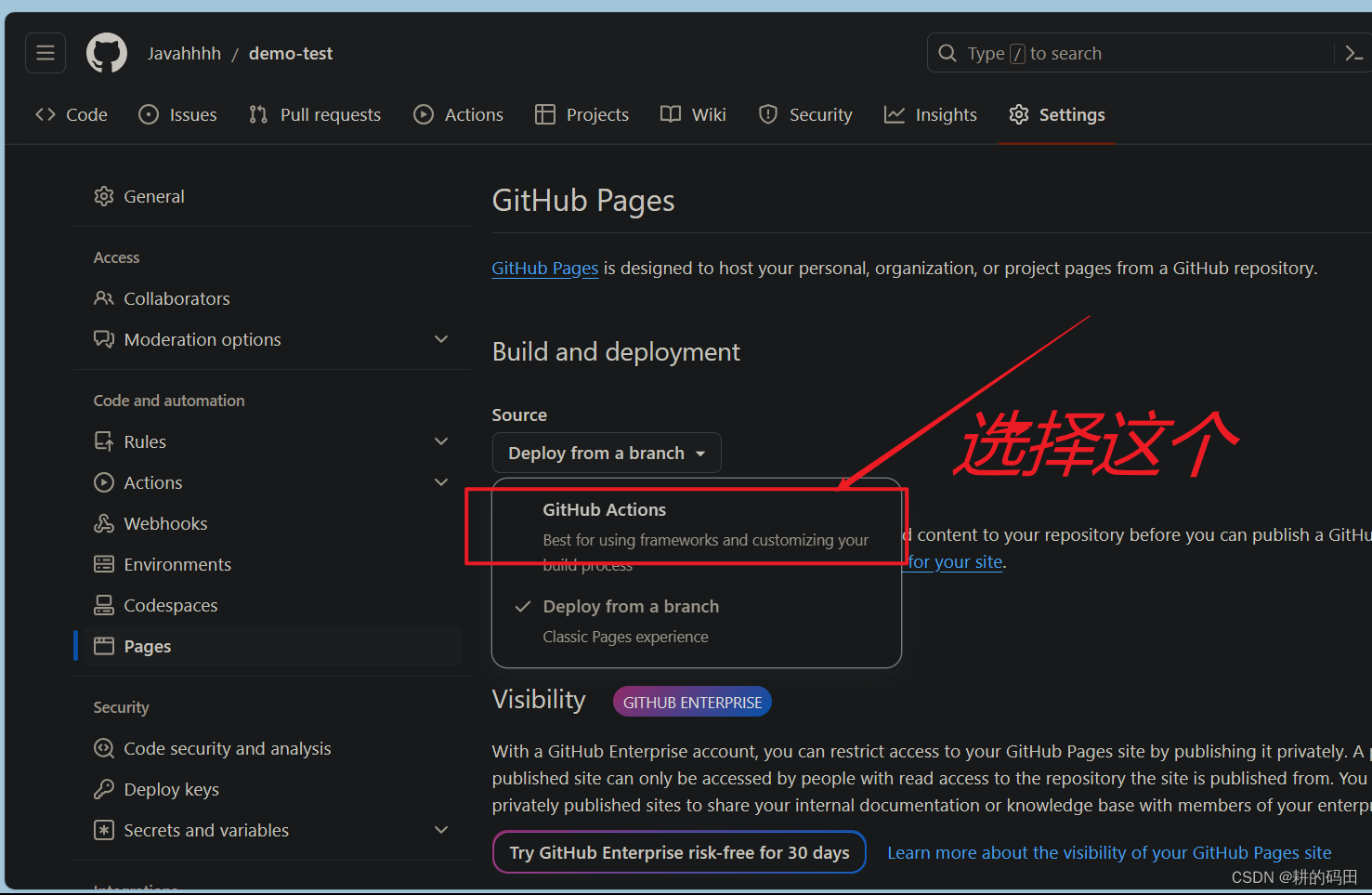 Vitepress部署到GitHub Pages，工作流_vitepress部署github-CSDN博客