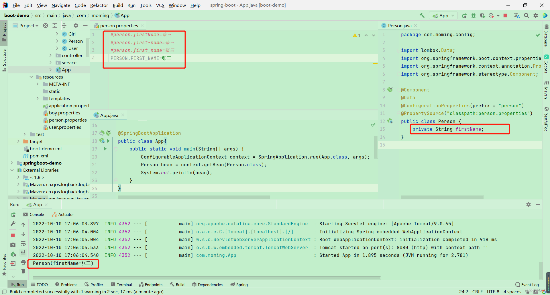 [SpringBoot] @Value 与 @ConfigurationProperties 对比-CSDN博客