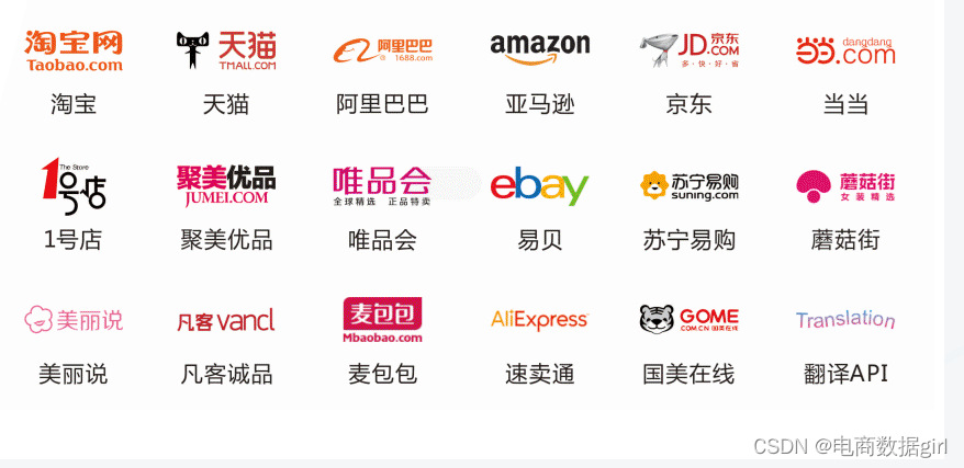 【电商api接口python实例】100个python爬虫实例 电商api爬虫 Csdn博客