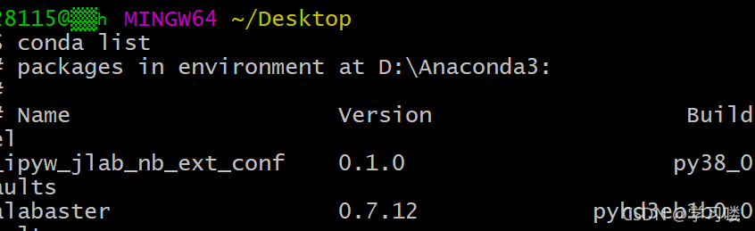 win10中Git bash无法使用conda命令的解决办法_git bash无法启动conda-CSDN博客