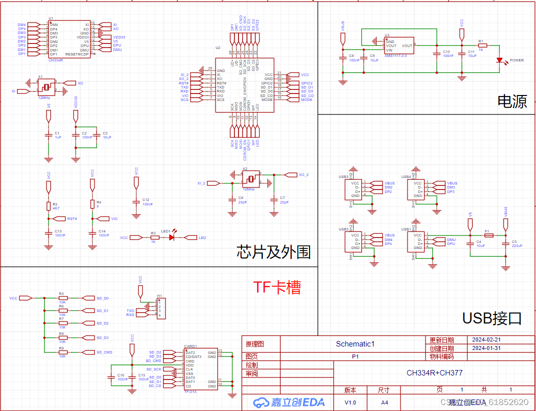 工业级USB2.0高速读卡器控制器芯片CH377-CSDN博客