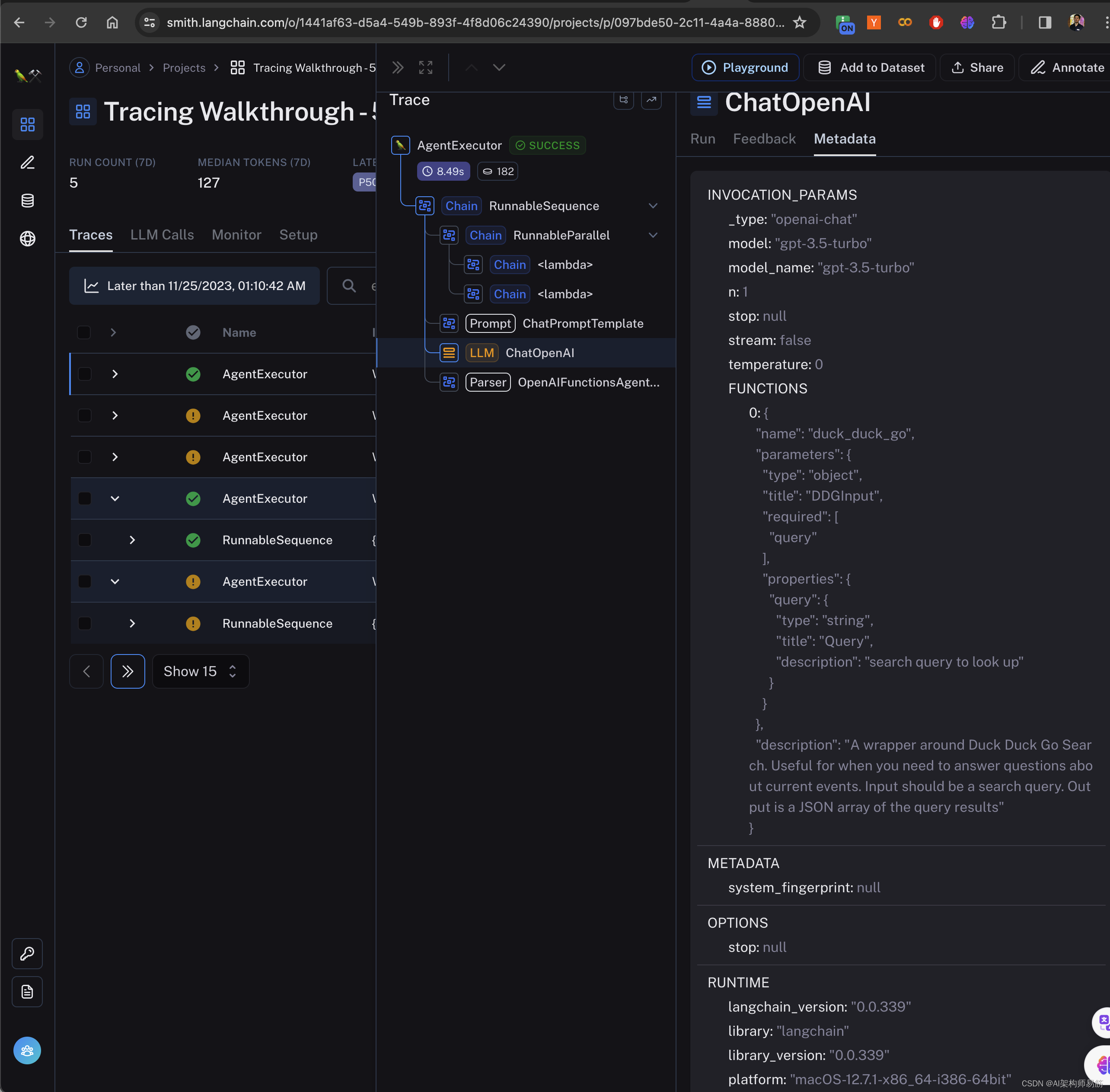 LangChain 17 LangSmith调试、测试、评估和监视基于任何LLM框架构建的链和智能代理_failed to batch ...