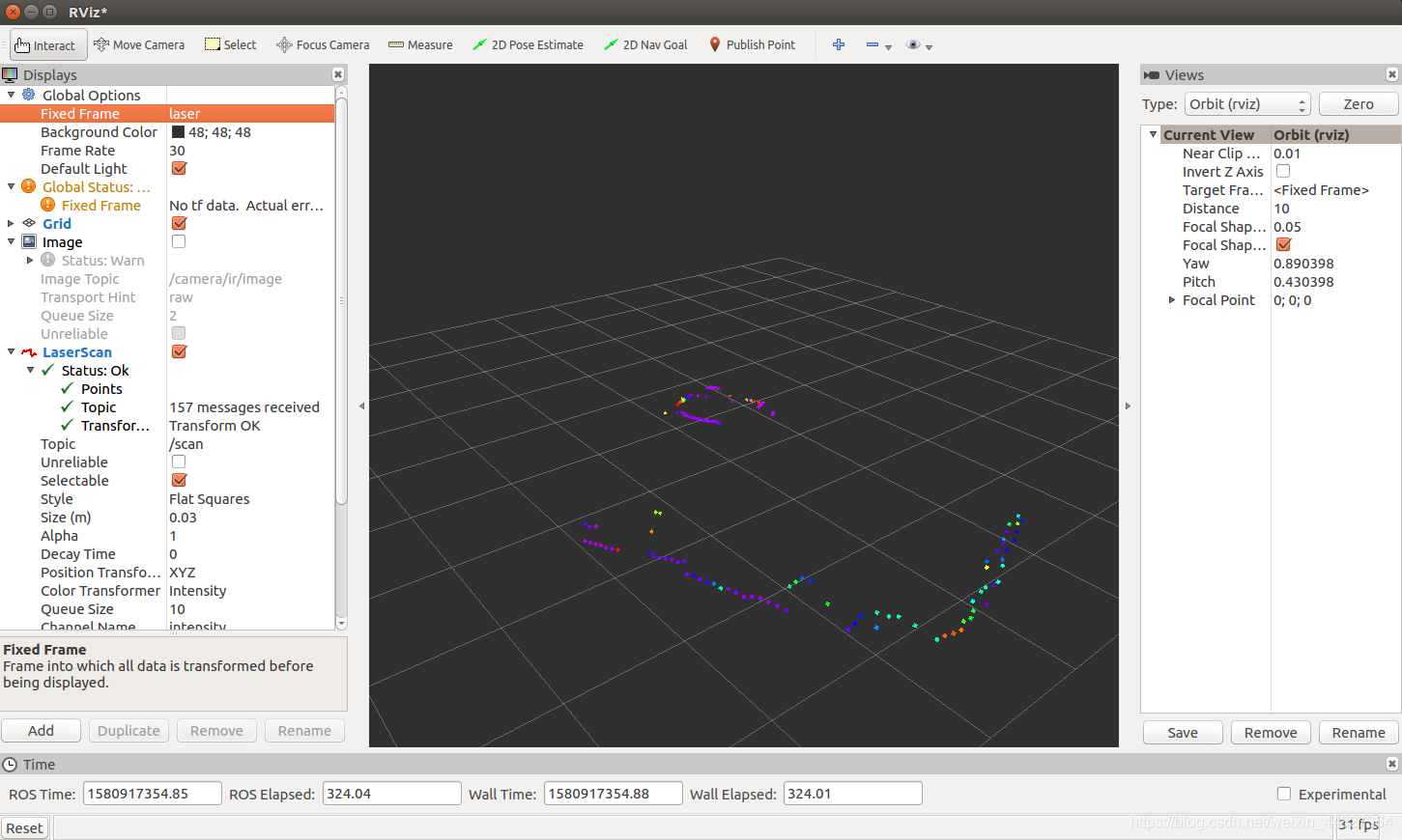 For frame [laser]: Fixed Frame [map] does not exist此类问题解决-CSDN博客