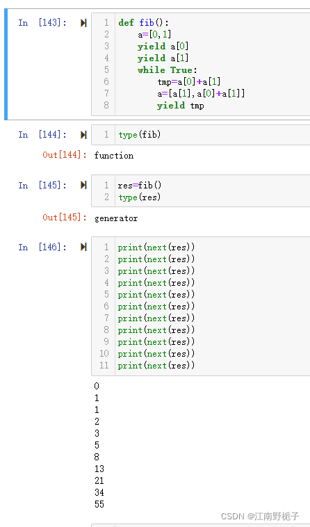 Python 生成器 generator 和 yield 关键字_python generator yield-CSDN博客
