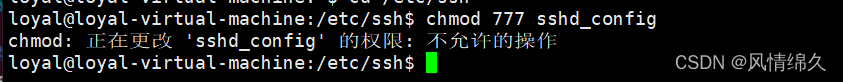 修改Linux系统的/etc/ssh/sshd_config权限_ssh-config是只读文件-CSDN博客
