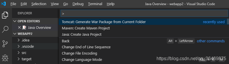 vscode 创建java，javawe，maven程序_在vscode写java生成主函数-CSDN博客