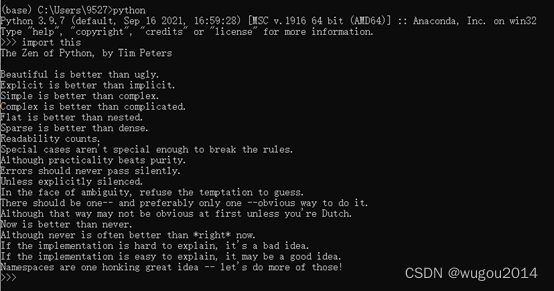 Zen of Python(python之禅)_zen of python怎么看-CSDN博客