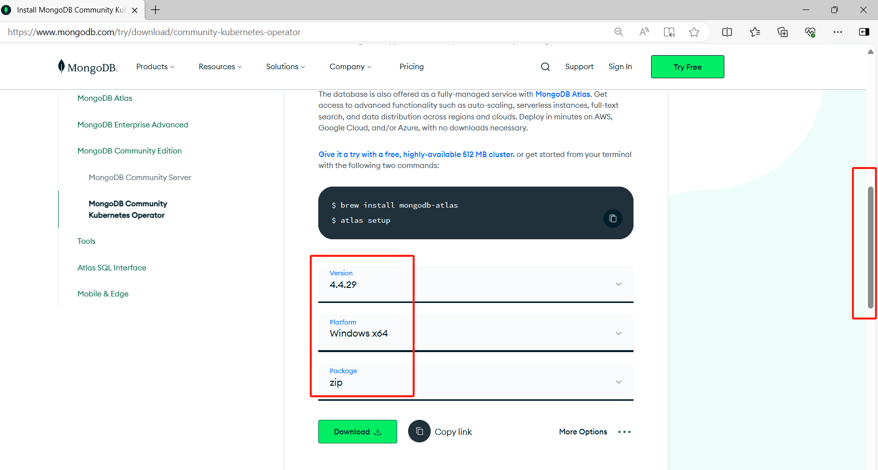 Mongodb简介【Windows安装】_mongodb4.4.29下载-CSDN博客