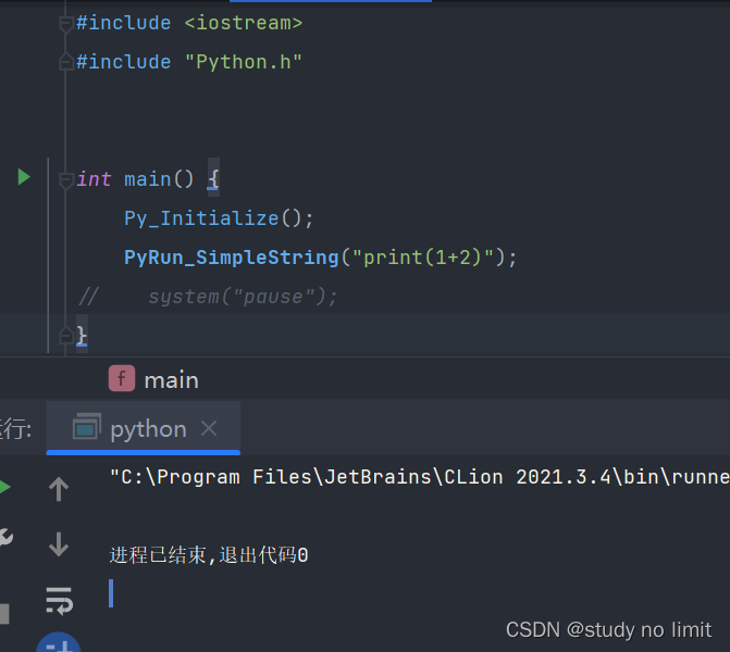 clion PyRun_SimpleString()无效的解决方法-CSDN博客