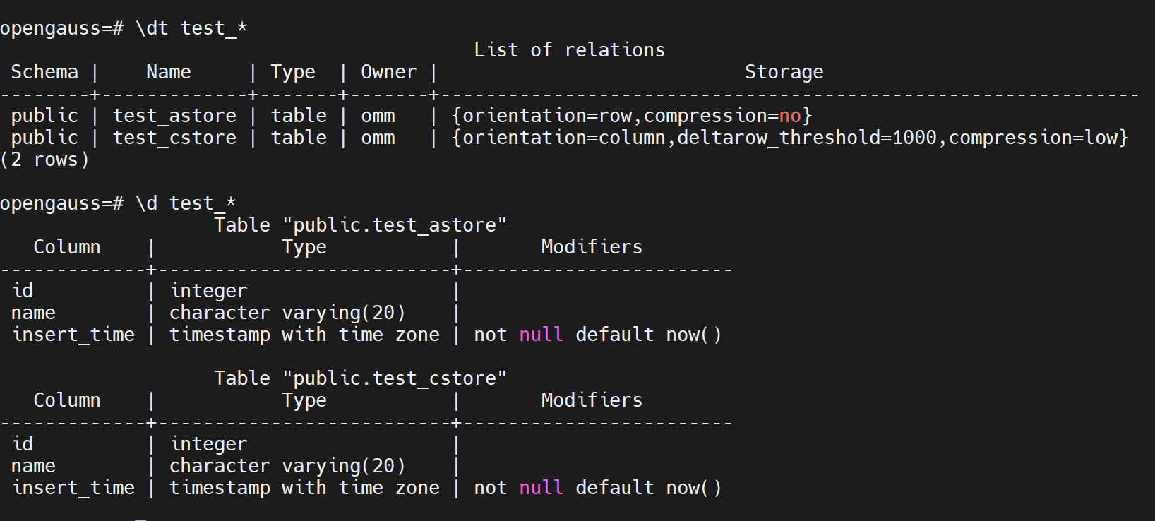 【openGauss/MogDB列存表的delta表测试】_opengauss创建delta表-CSDN博客