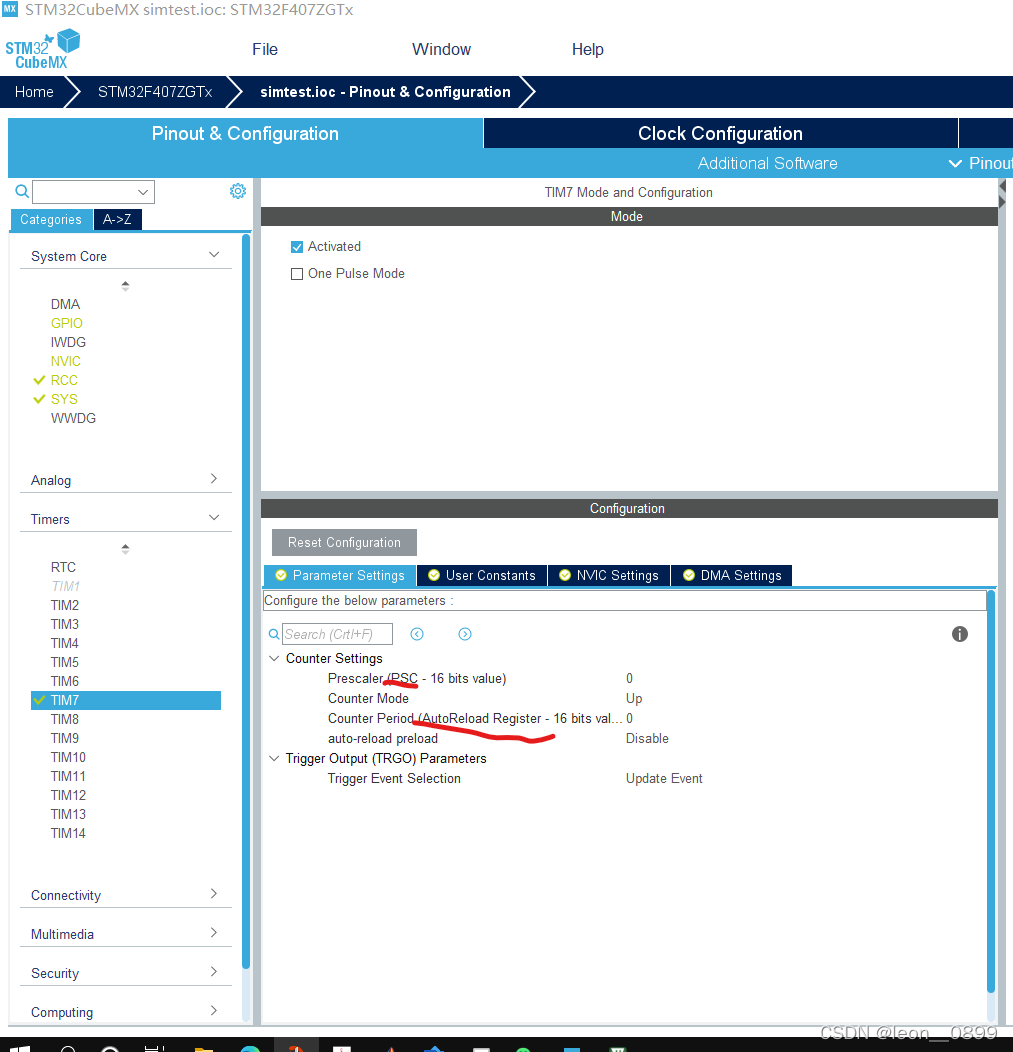 stm32 simulink 快速计算 Timmer定时器需要的预分频PSC和自动重载ARR_psc arr设置采样频率-CSDN博客