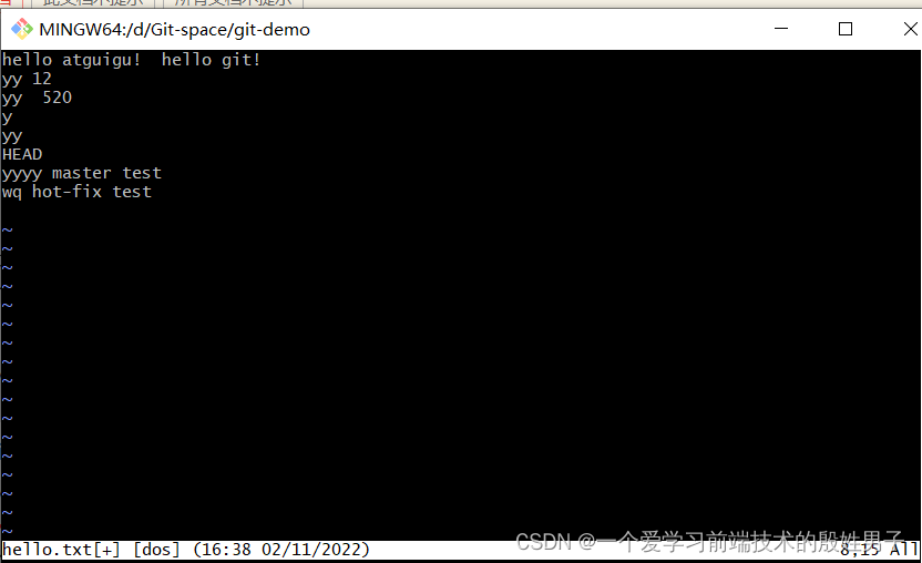 Day02 -Git分支--合并分支（冲突合并）-CSDN博客