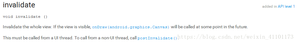 刷新View视图的两种方法—invalidate()和postInvalidate()的区别和使用详解_view invalidate-CSDN博客