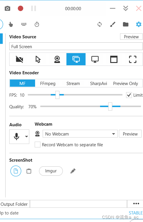 Windows免费录屏软件——captura_win10 captura-CSDN博客