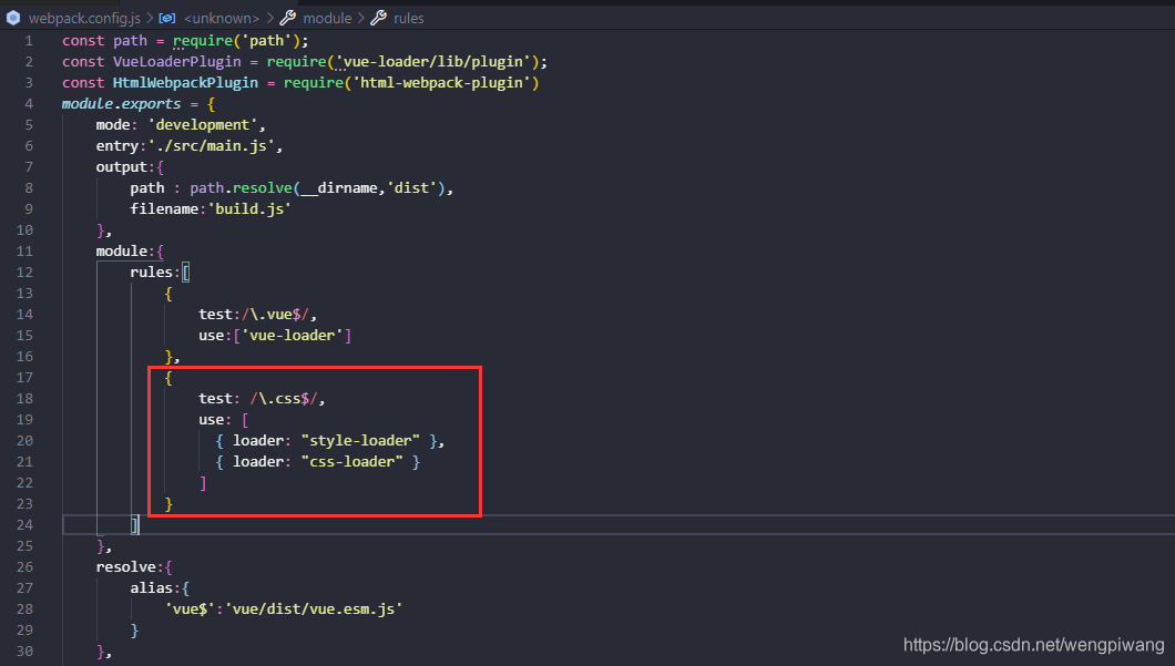 Vue基础篇学习——Webpack中的常用的loader_soap在vue中需要什么load-CSDN博客