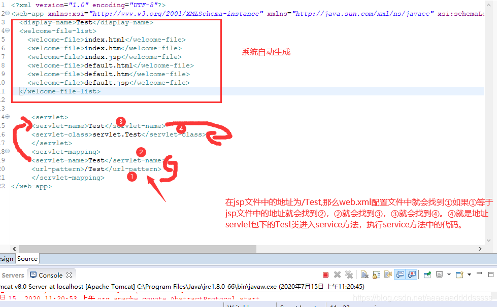 jsp连接servlet配置web.xml_jsp web.xml-CSDN博客