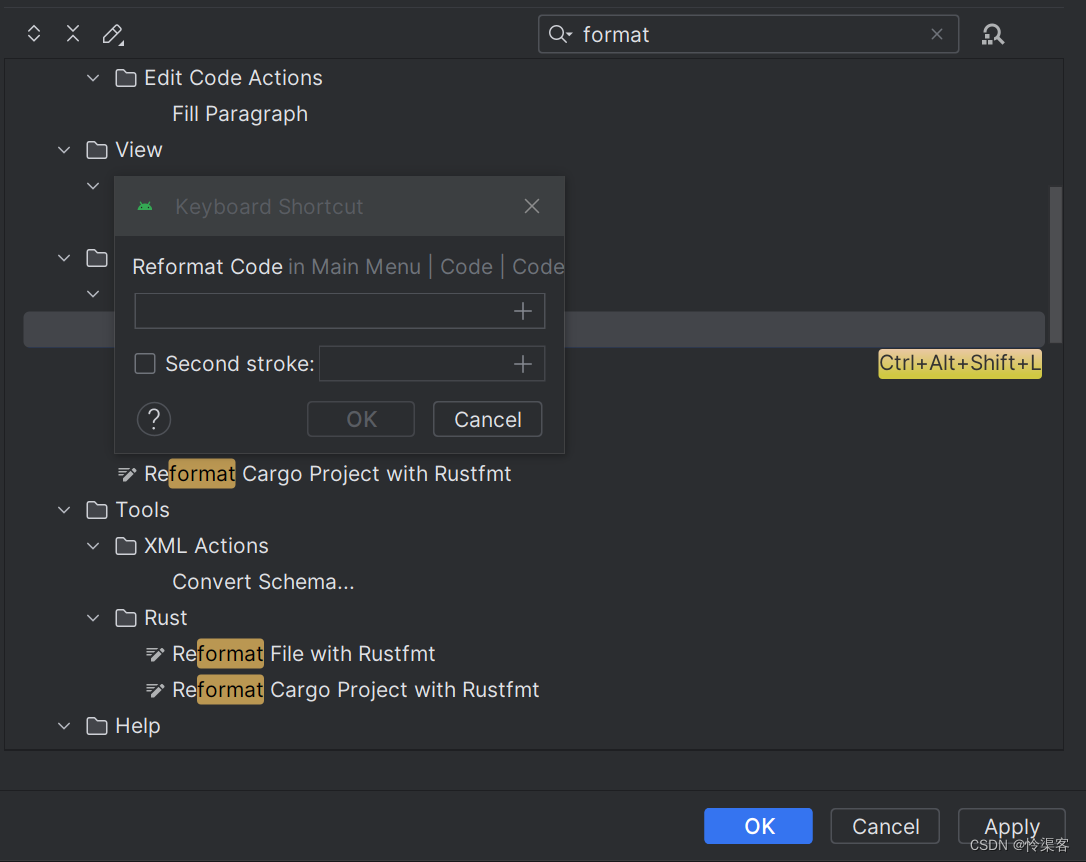 IDEA/Android Studio格式化代码快捷键失效的解决-CSDN博客