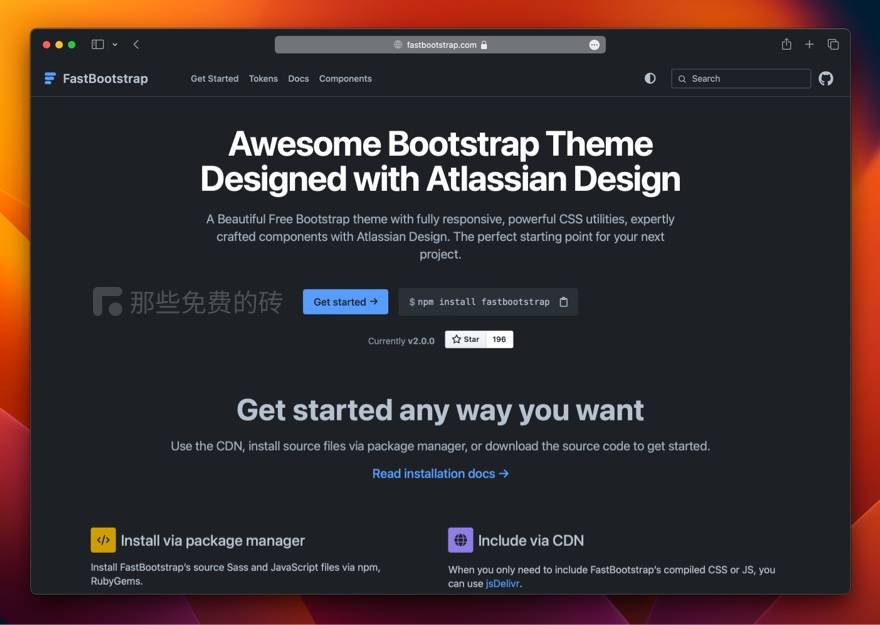 FastBootstrap - 知名软件开发商 Atlassian 出品的免费开源的 Bootstrap 主题，帮助开发者快速构建 web 项目_bootstrap免费布局软件-CSDN博客