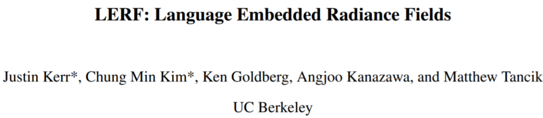 LERF：当CLIP遇见NeRF！让自然语言与3D场景交互更直观-CSDN博客