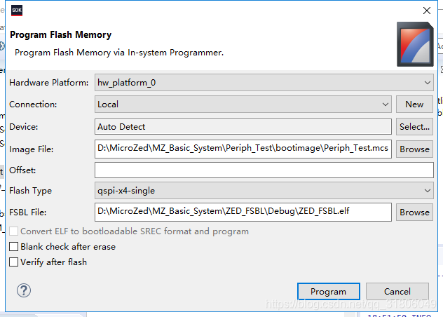 Problem in Initializing Hardware Flash programming initialization failed Flash Operation Failed ...