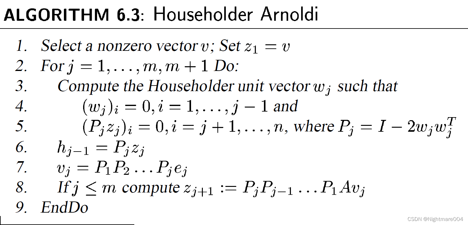 Arnoldi迭代与GMRES详解：求解线性方程组的高效算法-CSDN博客