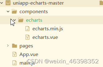 uniapp使用echarts_echarts title: { fontsize: "12px",color: "#fff",of-CSDN博客