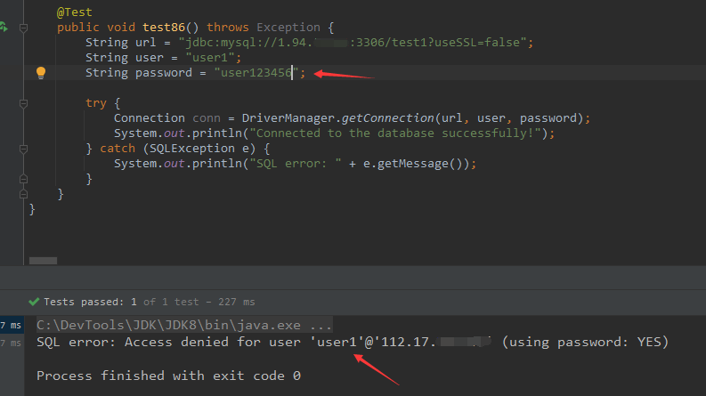 Java连接MySQL报SQL error: Access denied for user ‘root‘@‘localhost‘ (using password: YES)-CSDN博客