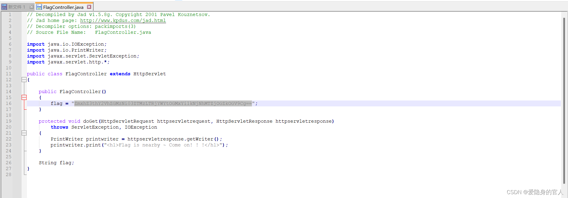 BUUCTF [RoarCTF 2019] Easy Java1_[roarctf 2019]easy java 1-CSDN博客