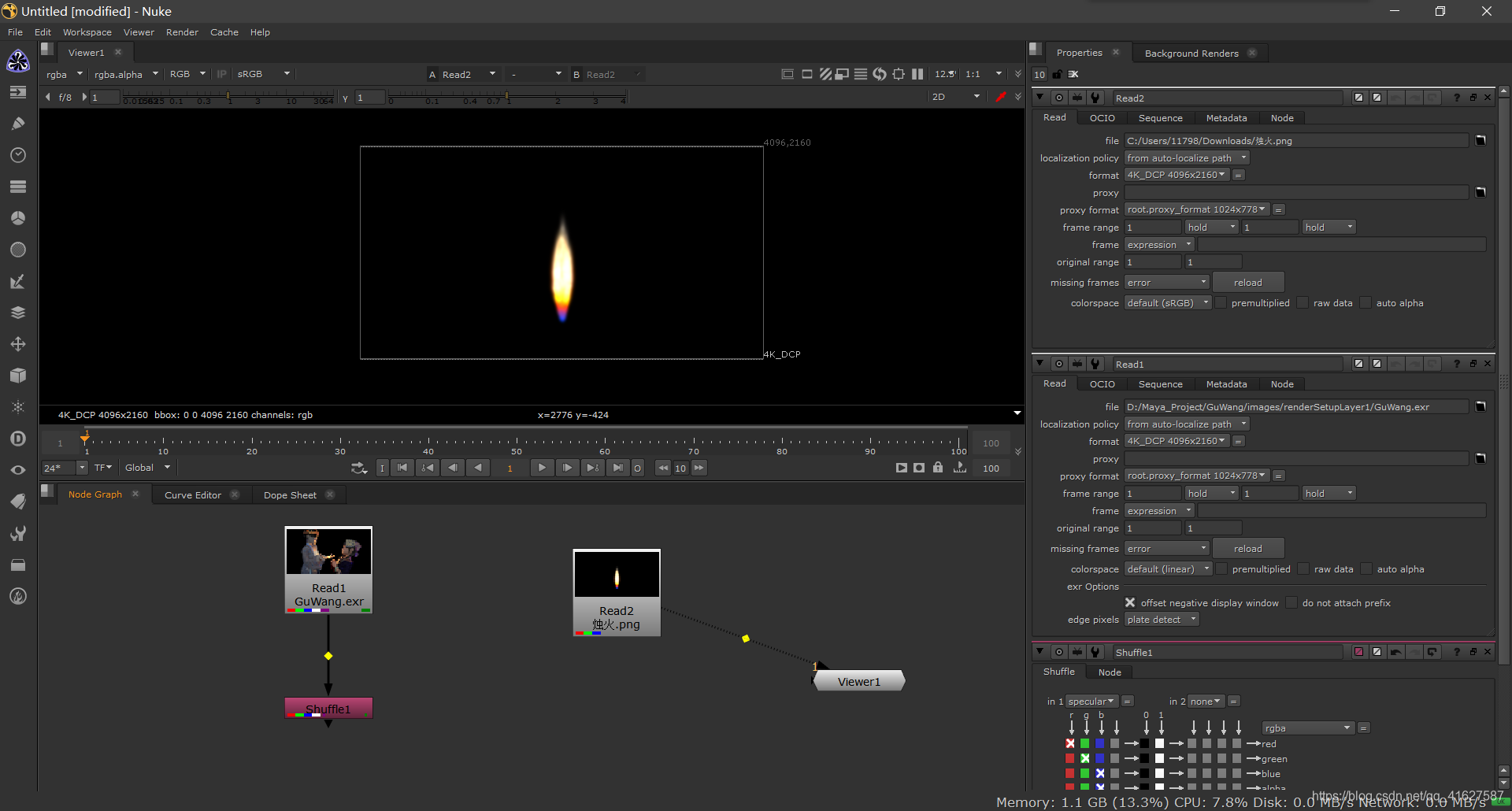 Nuke对图片添加Alpha通道_nuke里roto没有a通道-CSDN博客