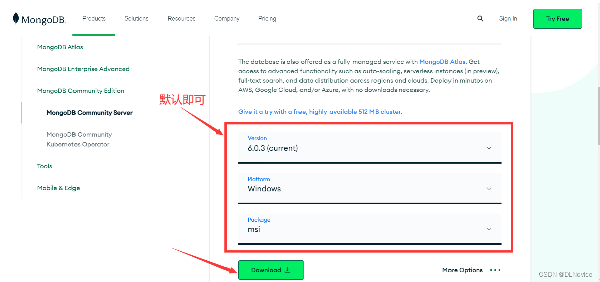 Windows 下 MongoDB 6 详细安装指北_mongodb 6安装配置-CSDN博客